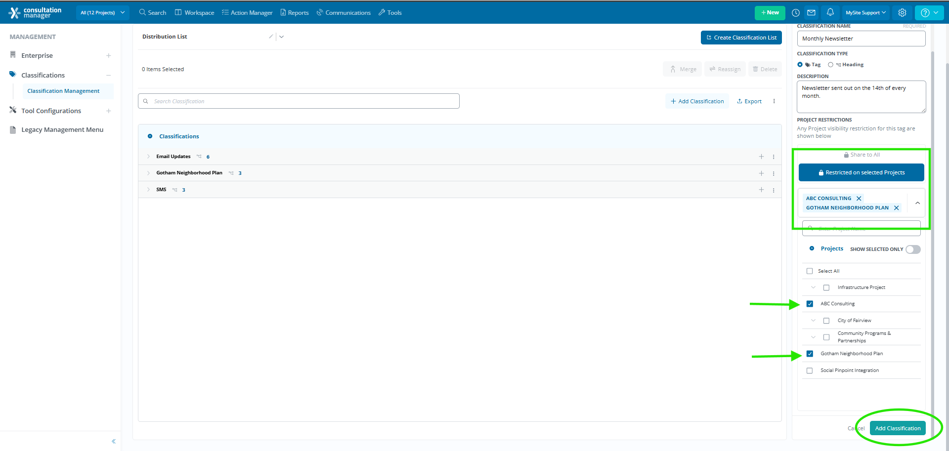 Creating Distribution Lists