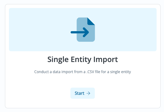 Single Entity Import