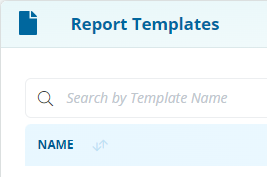 How to manage and apply a report template